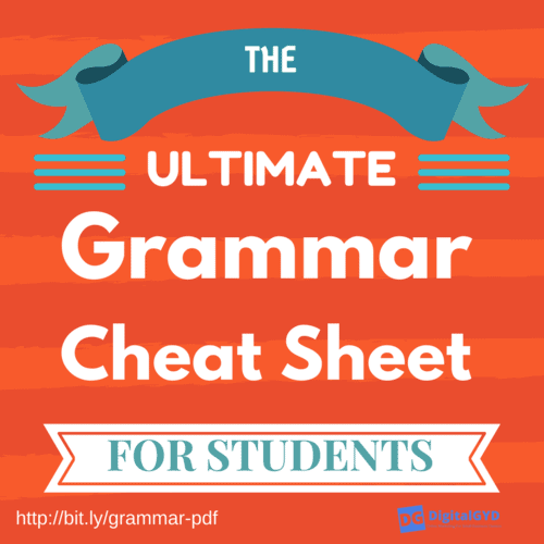 The Ultimate English Grammar Cheat Sheet PDF 2022 Edition